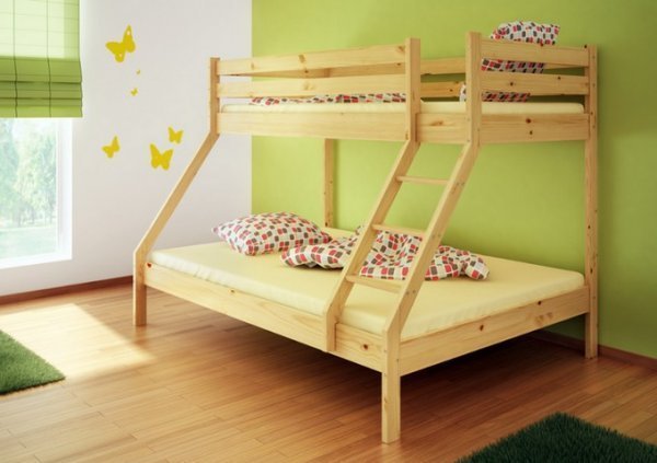 Patrová postel pro tři MIKE | www.postylky-postele.cz