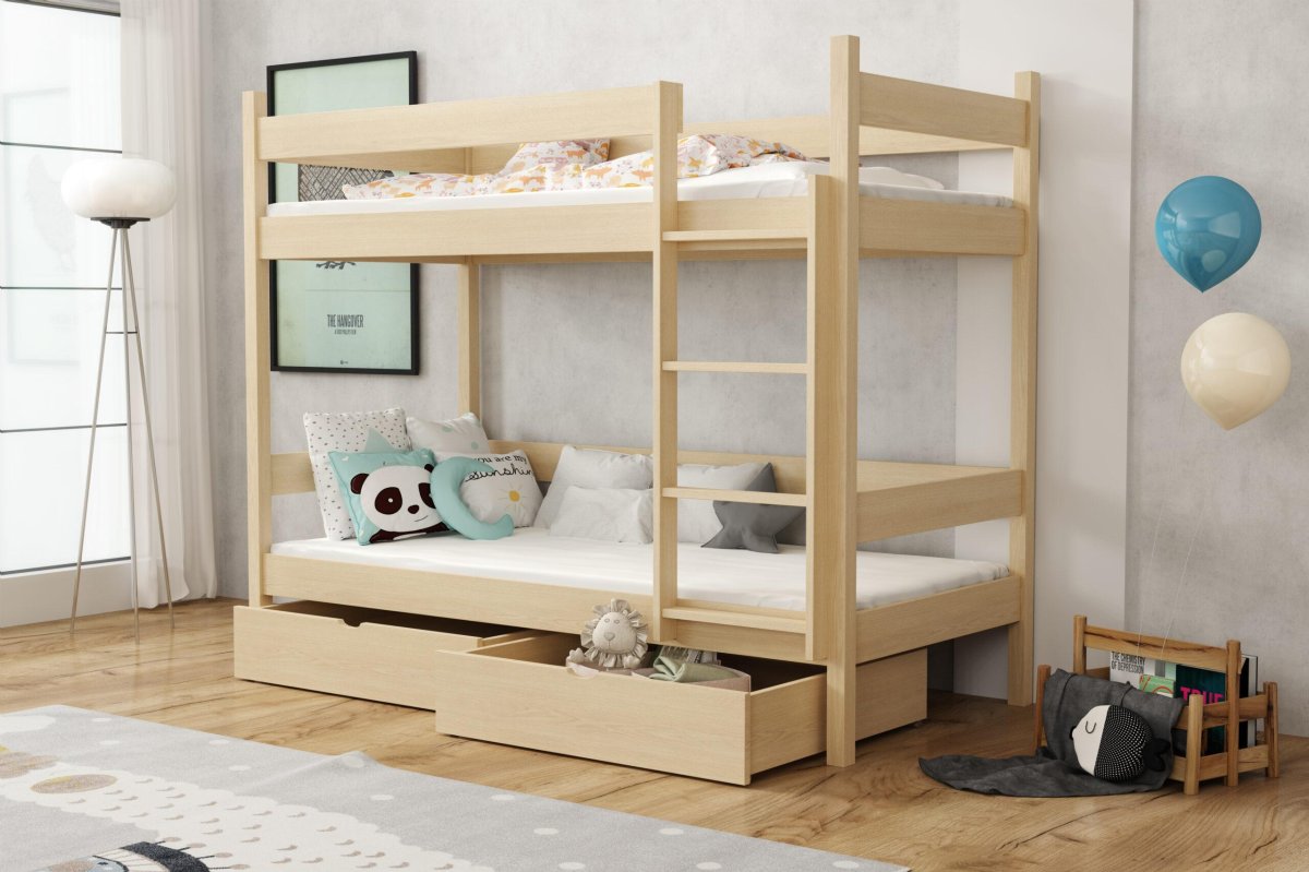 Patrová postel Indus 200x90 cm + šuplíky + rošty | www.postylky-postele.cz